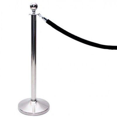 Silver Queue Pole | Rental Supplier